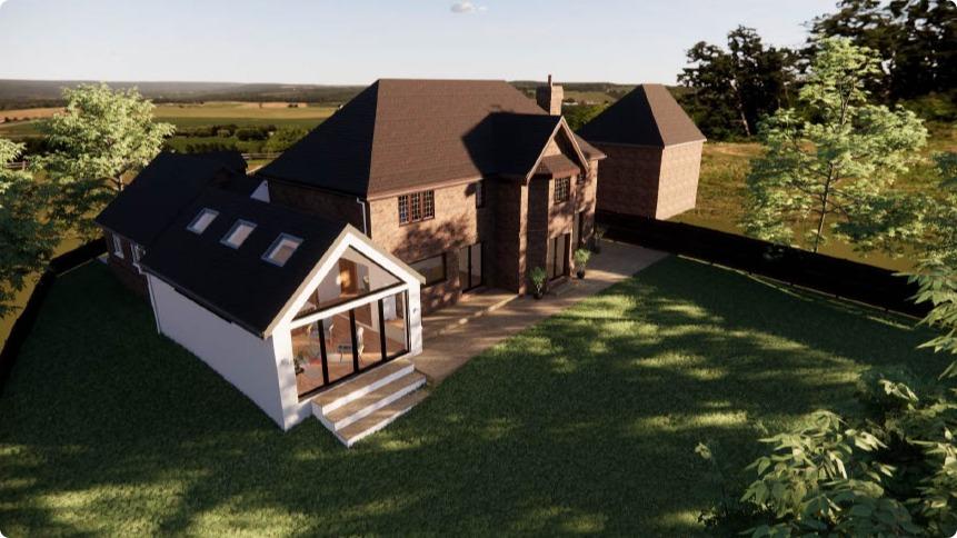 A Hip Roof Off Gable Roof Extension Choosing A Roof Type: The