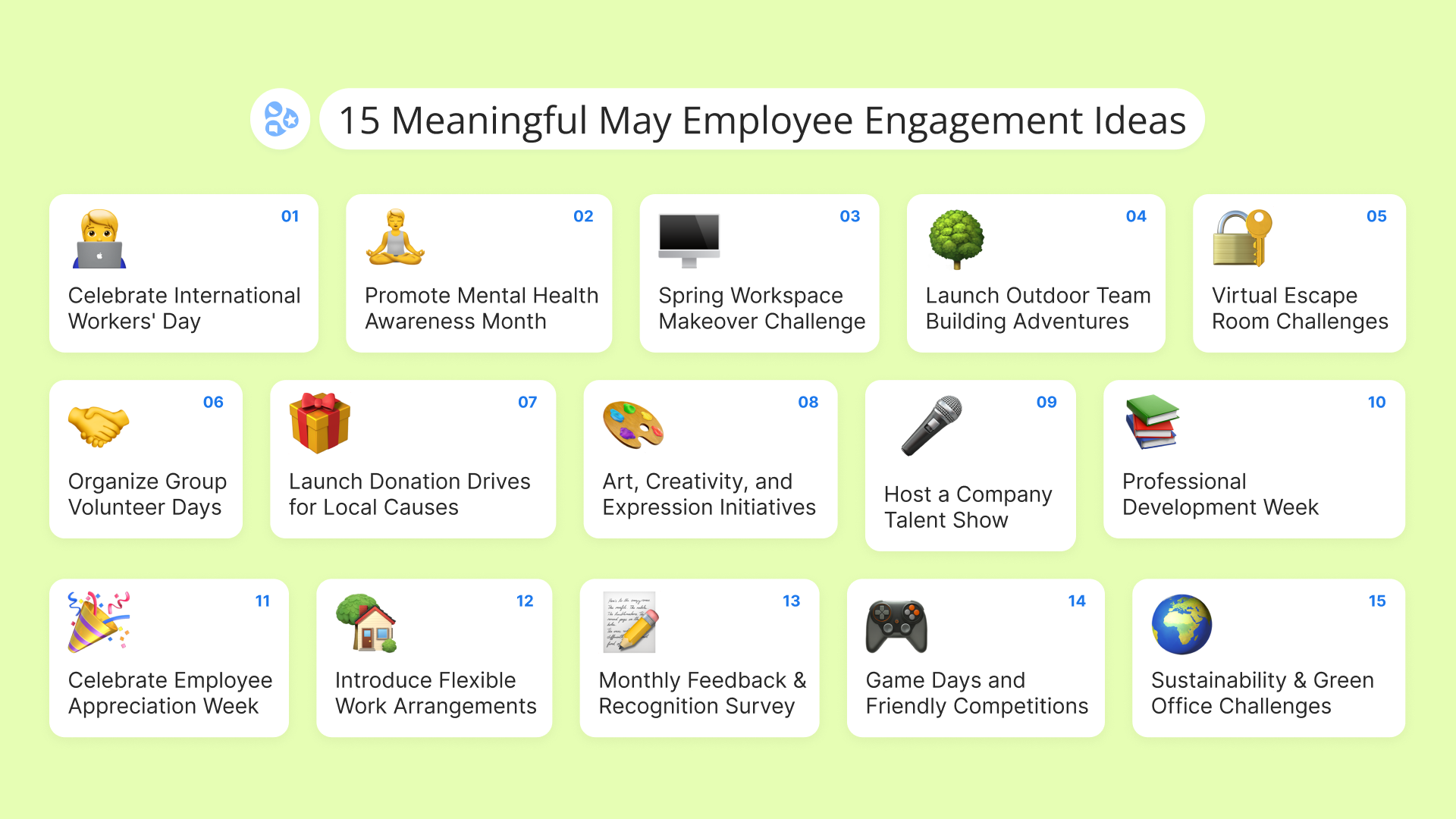15 May Employee Engagement Ideas to Inspire Growth and Connection
