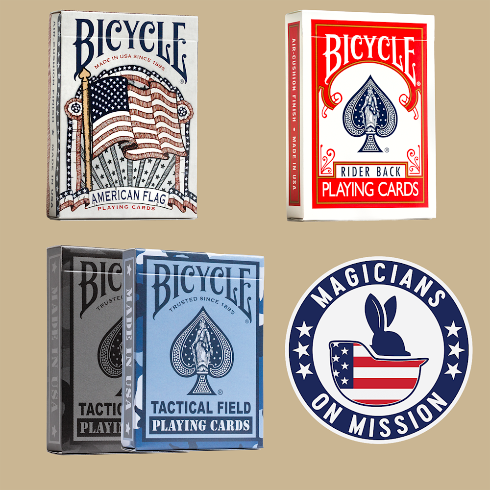 Magicians on Mission and Bicycle Playing Cards: A Historic Partnership