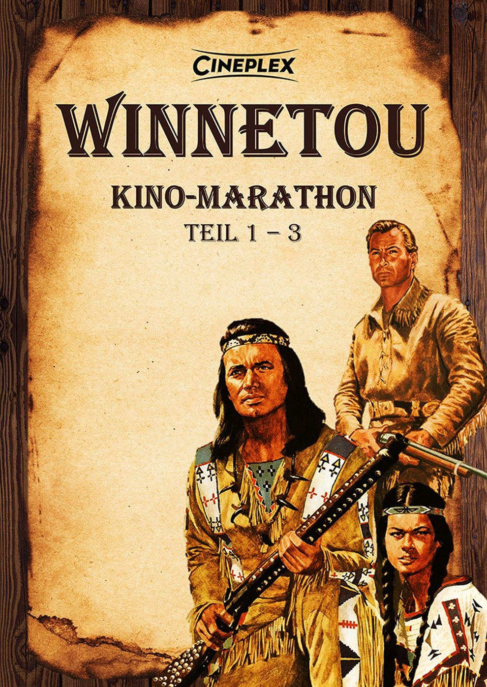 Winnetou Kino-Marathon: Teil 1 - 3 im Cineplex Royal Fritzlar