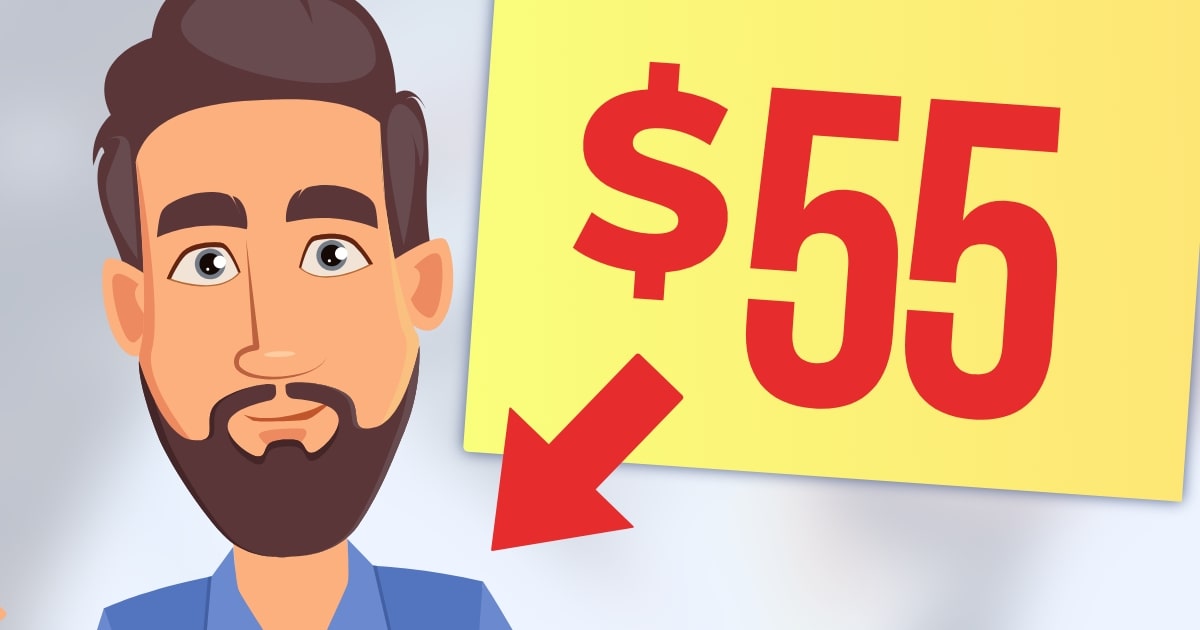 Display Red Prices to Men