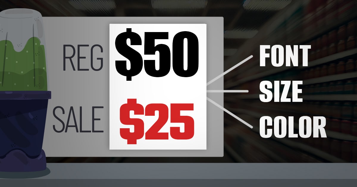 Make Sale Prices Look Different