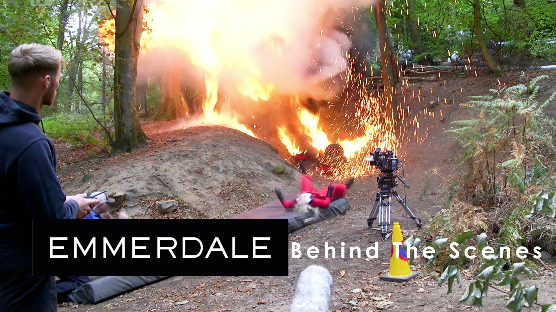 Behind The Scenes: Quad Bike Stunt | Emmerdale