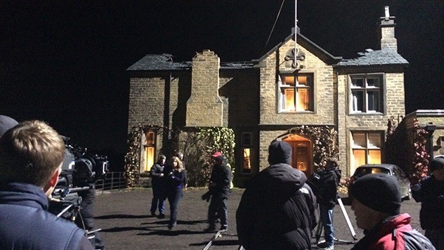 Pictures: Behind the scenes of the Home Farm fire | Emmerdale