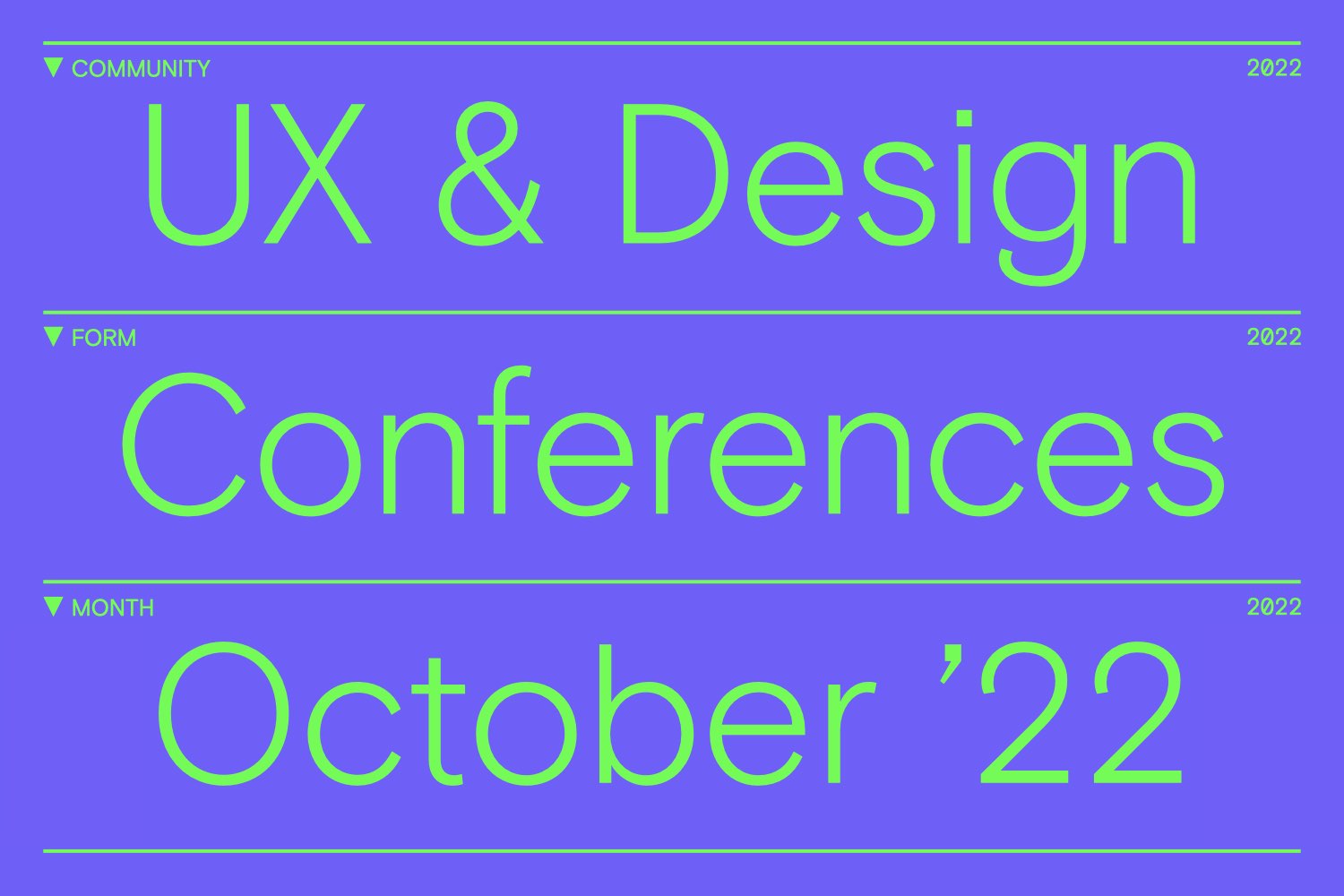 Neon Moiré, the best design conferences in 2023