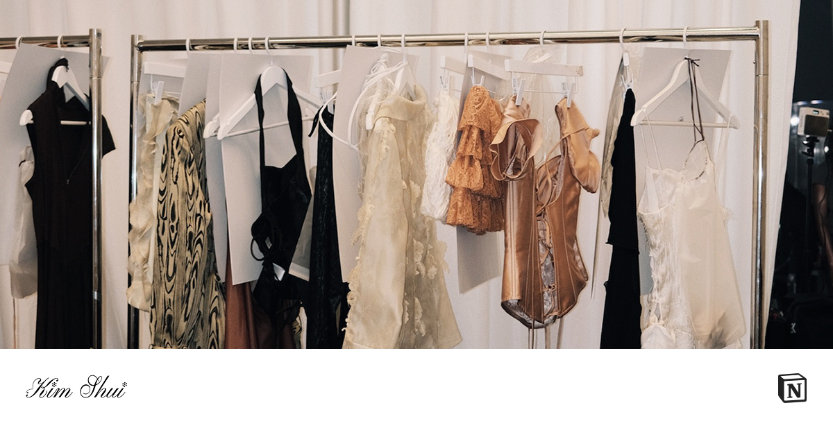 From workspace to runway: How Kim Shui used Notion for New York Fashion ...