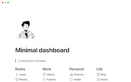 Minimalist Notion Templates Bernardblack