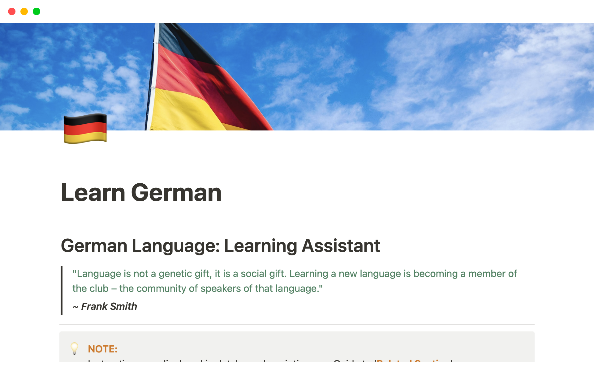German Language