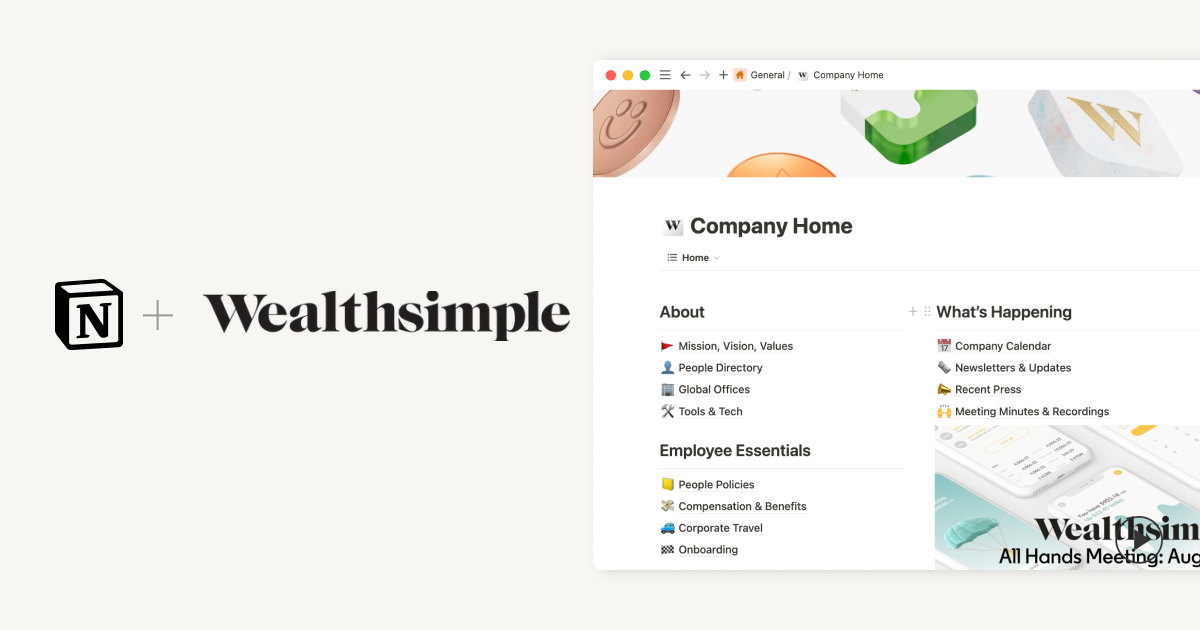 How Wealthsimple’s switch to Notion simplified org-wide alignment with ...