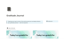 Notion Template Gallery Notion Gratitude Journal