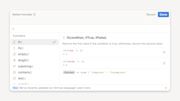 Formula Syntax Functions Notion Help Center