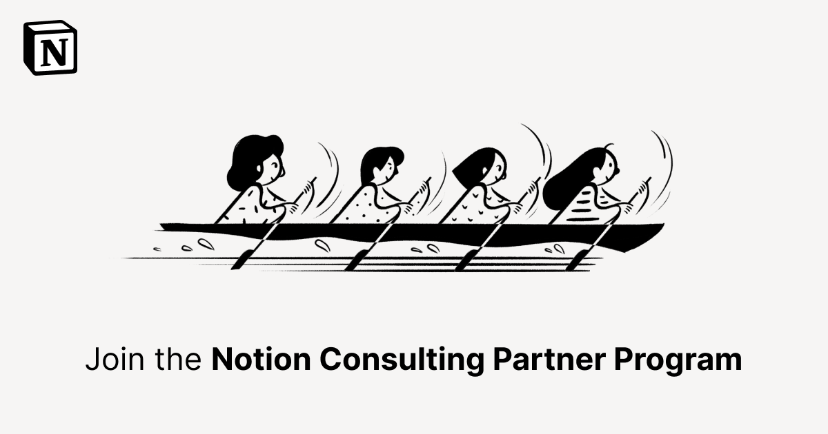 Join the Notion Consulting Partner Program