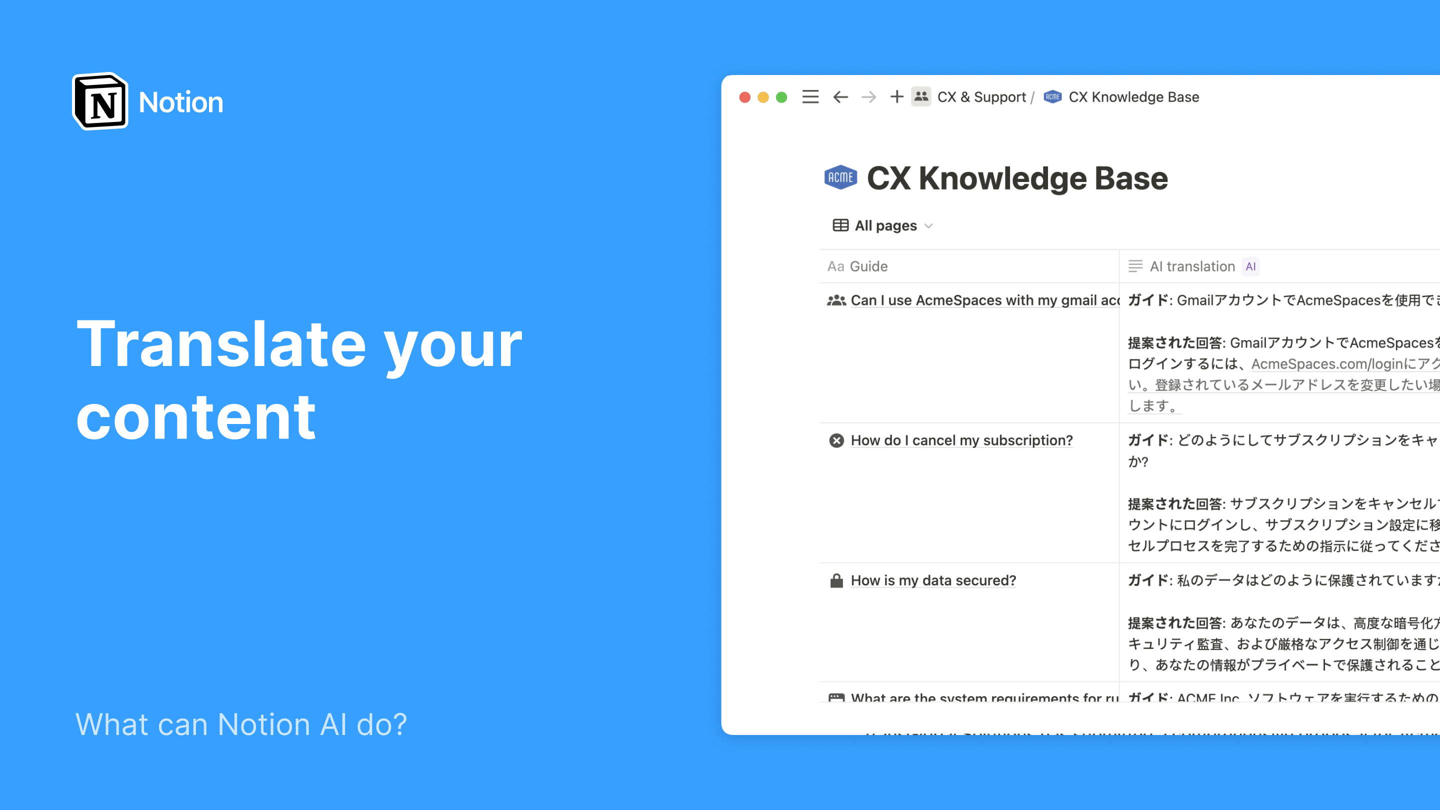 Übersetze deine Inhalte