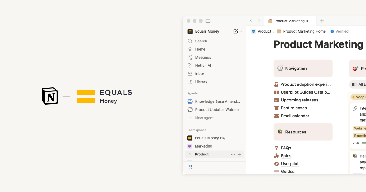 How Equals Money automates 24 hours of weekly busywork with Custom Agents