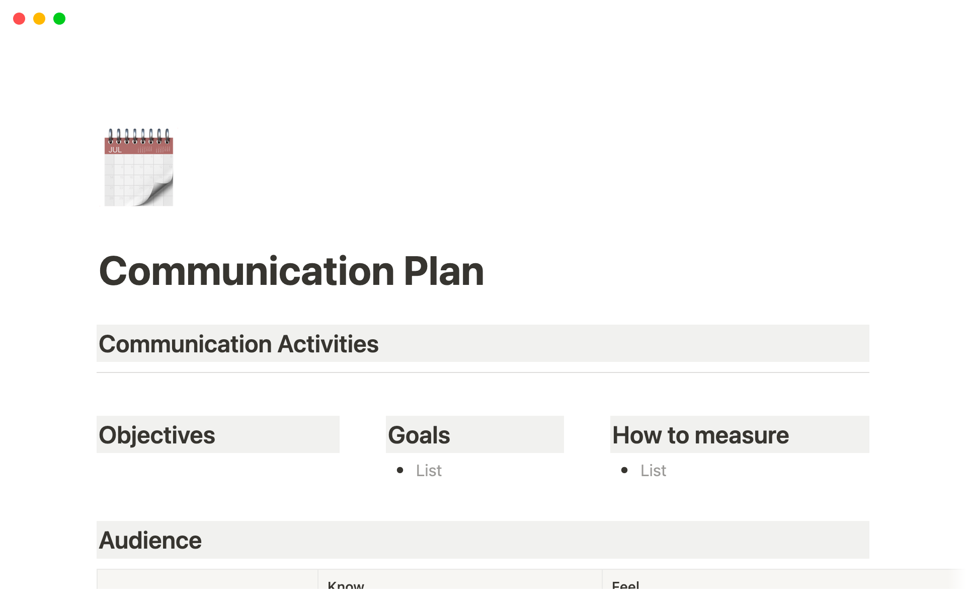 How to create a clear and effective communication plan