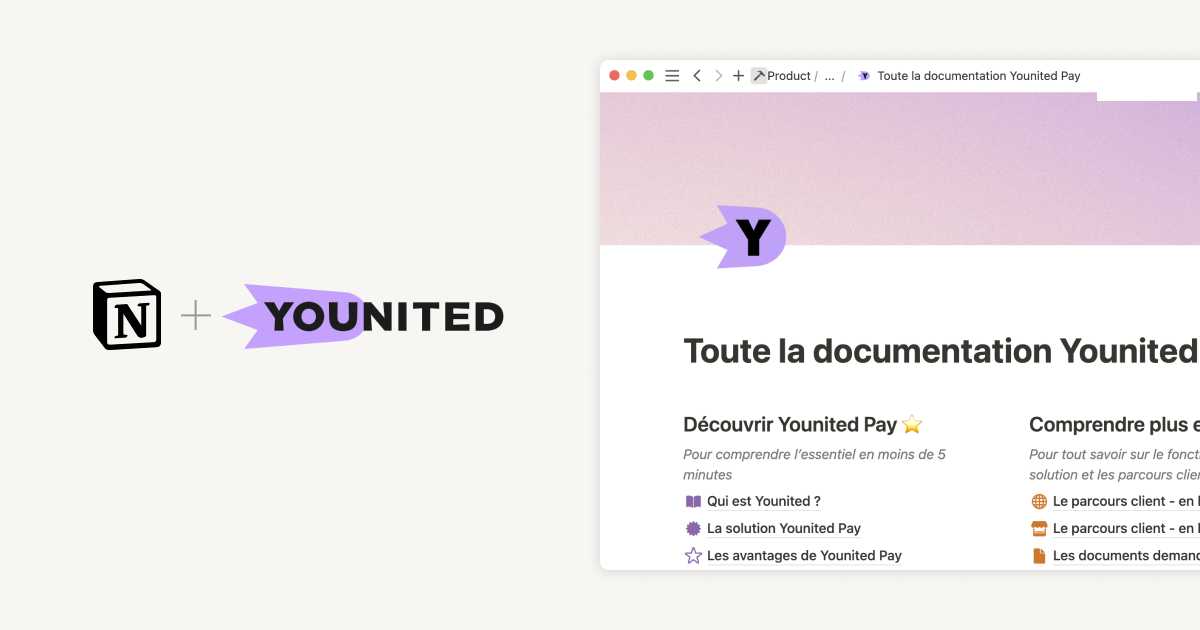 Younited passe de la documentation à la communication avec Notion