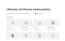 Notion Template Gallery Notion Ultimate Life Planner