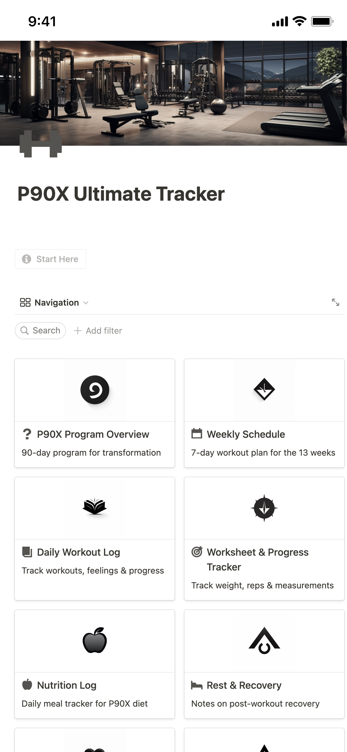 P90x Classic Workout Schedule Excel
