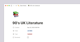 Setting Up Notion For School