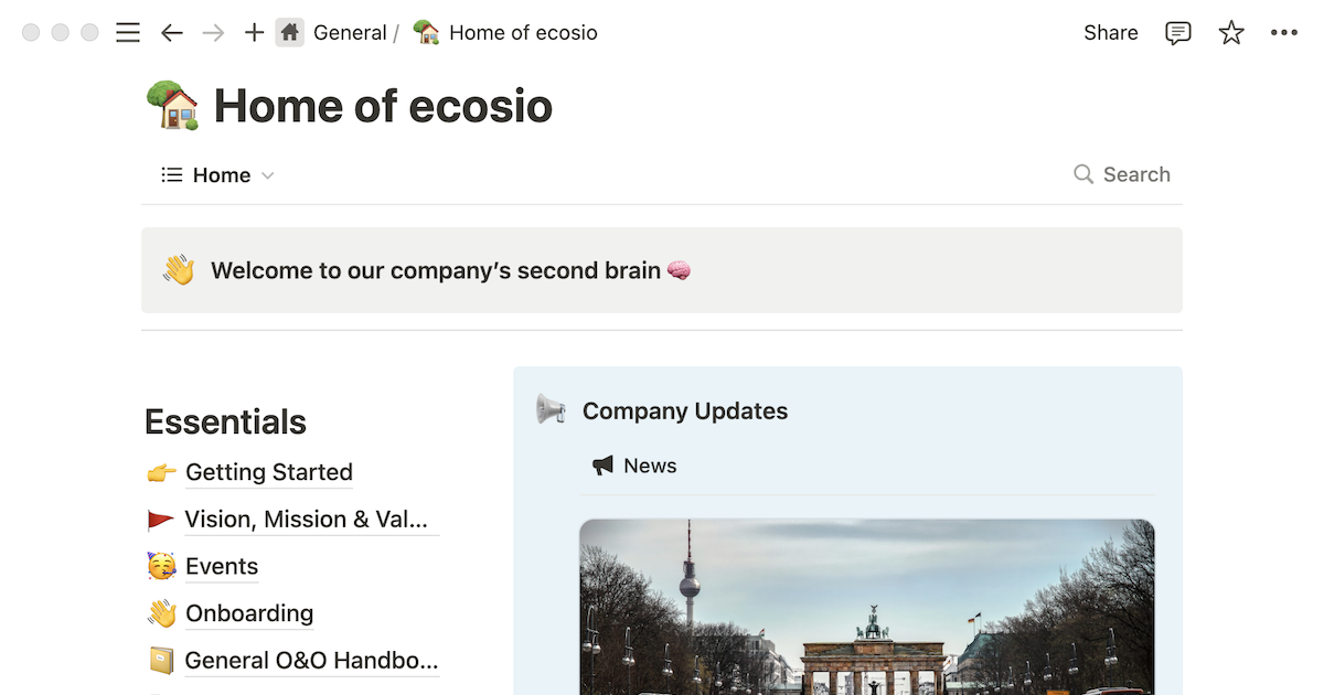 How ecosio replaced 20 different tools with Notion in just 8 weeks