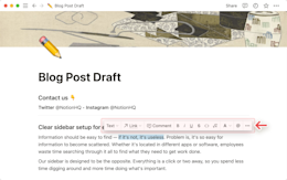 Customize & style your content – Notion Help Center