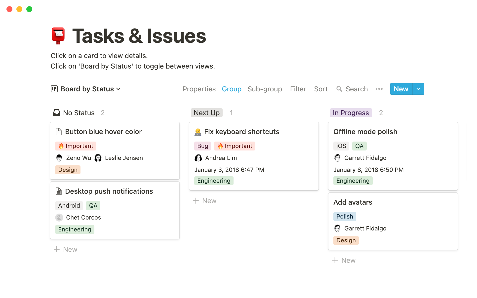 Run smoother projects with an issue tracker template