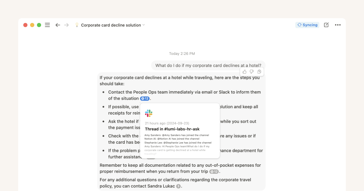Use AI connectors to access more of your team’s knowledge