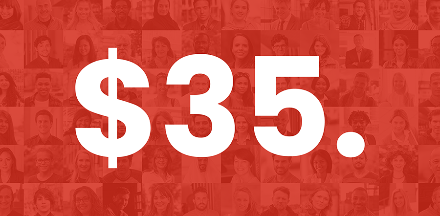 Big Red V Logo Three Letters