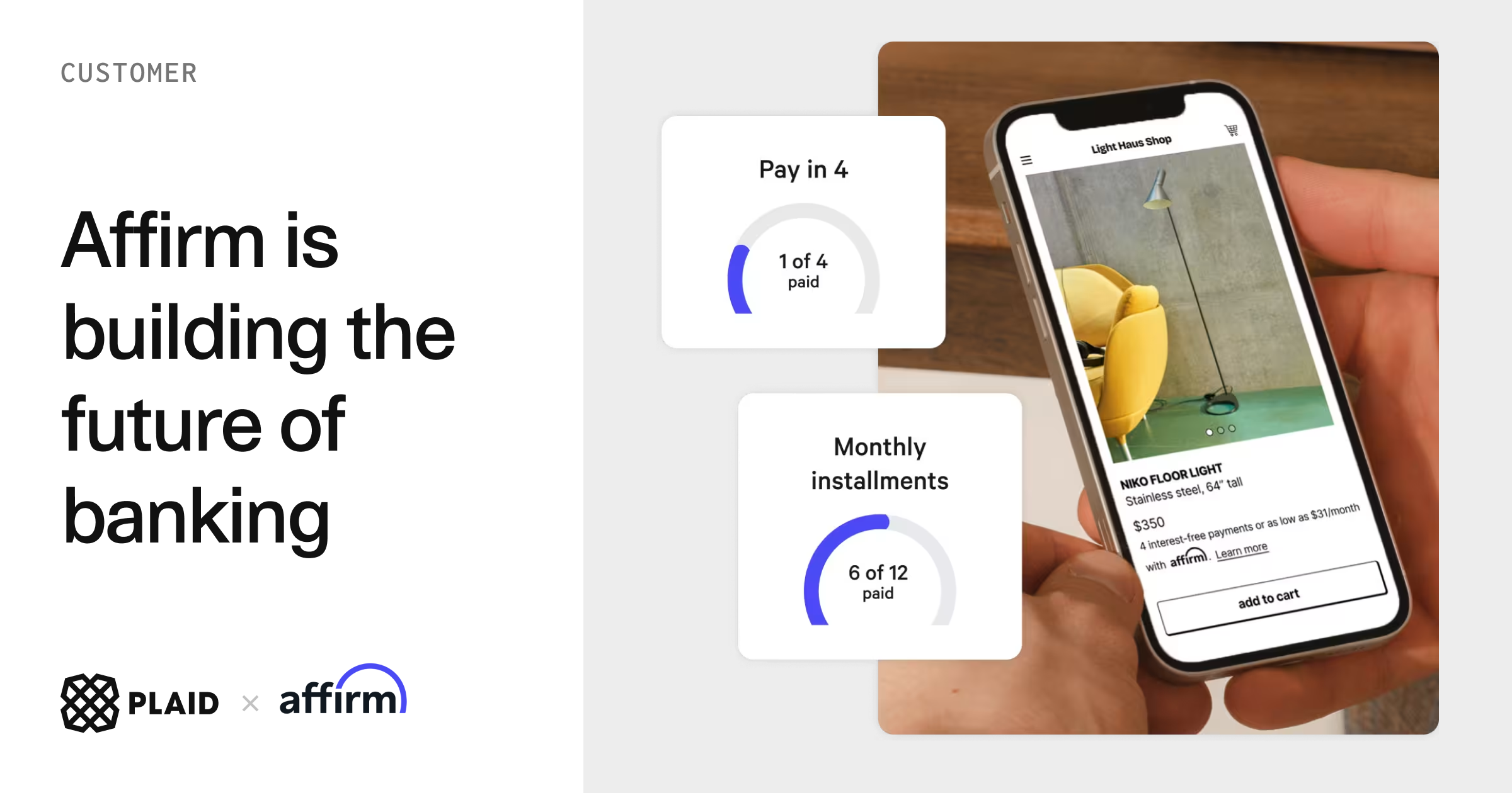 Customer Success Story - Affirm | Plaid