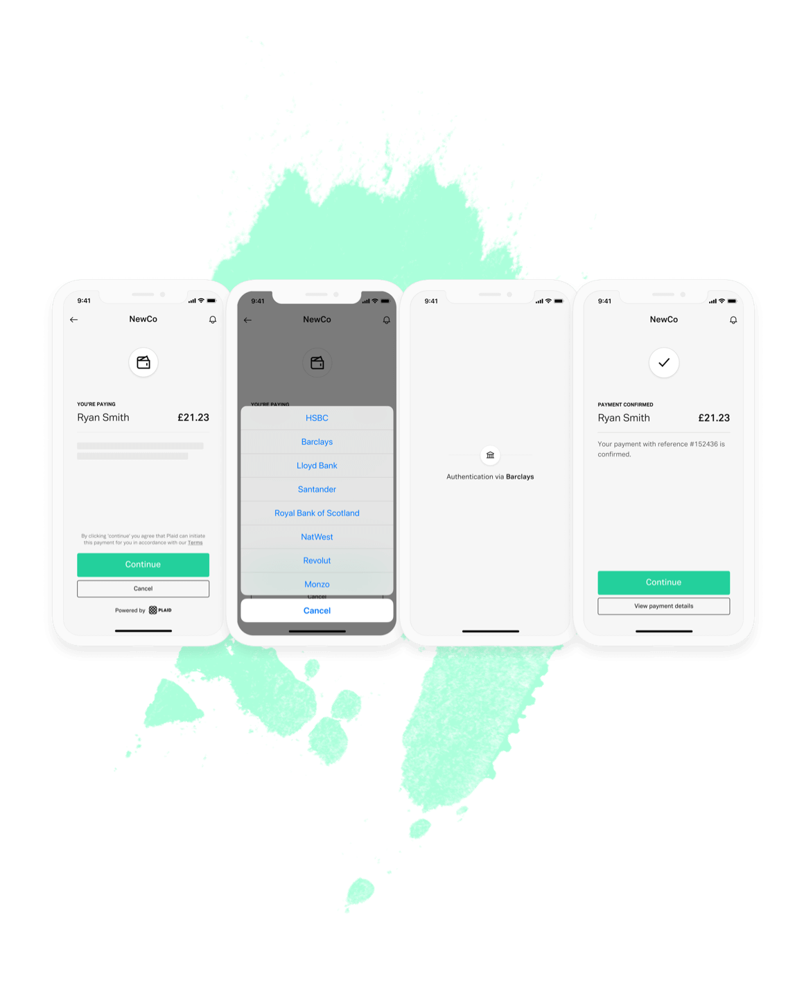 Payment API - instant bank payments within your app | Plaid
