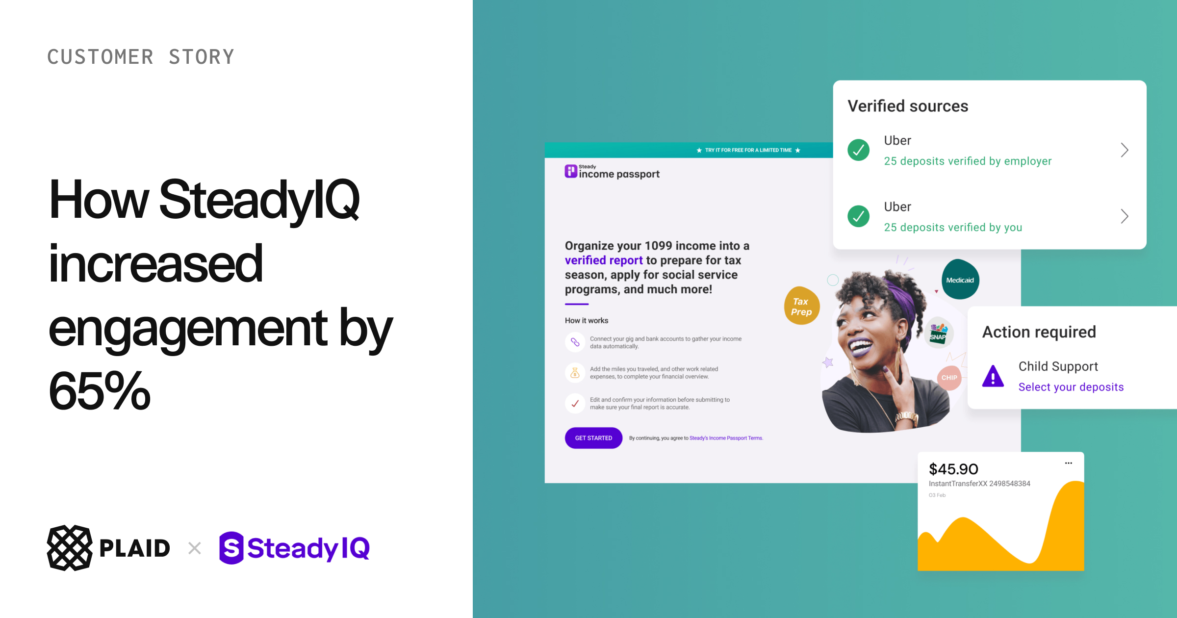 Steady - Job recommendations & tips fueled by financial data | Plaid