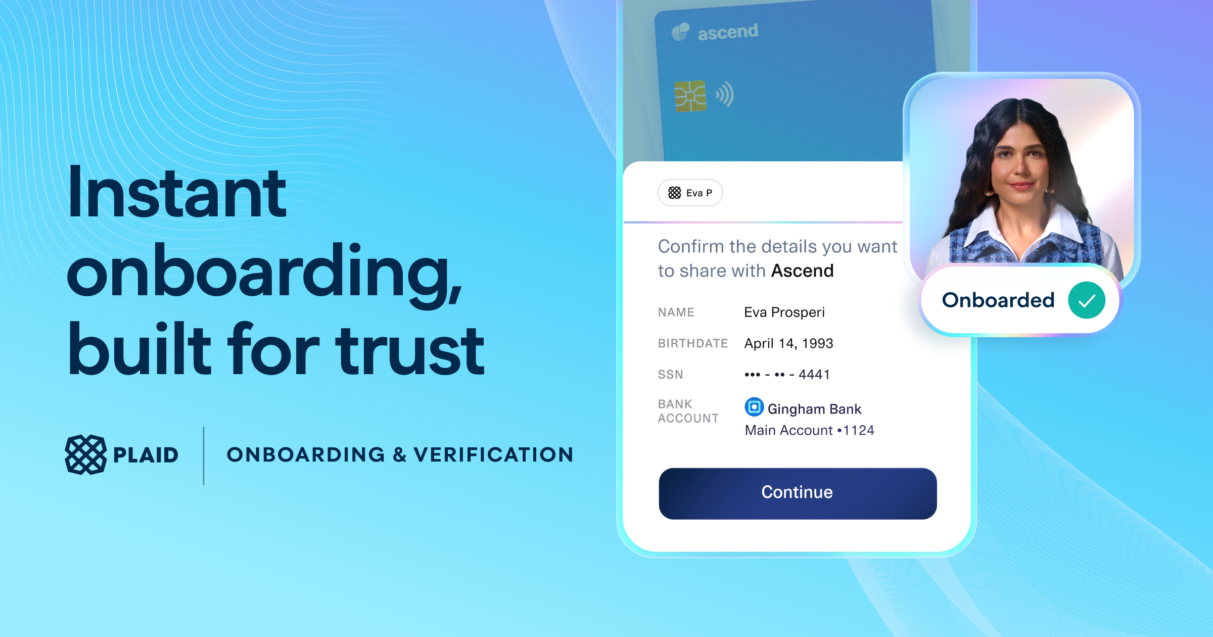 Instant onboarding & identity verification solutions | Plaid