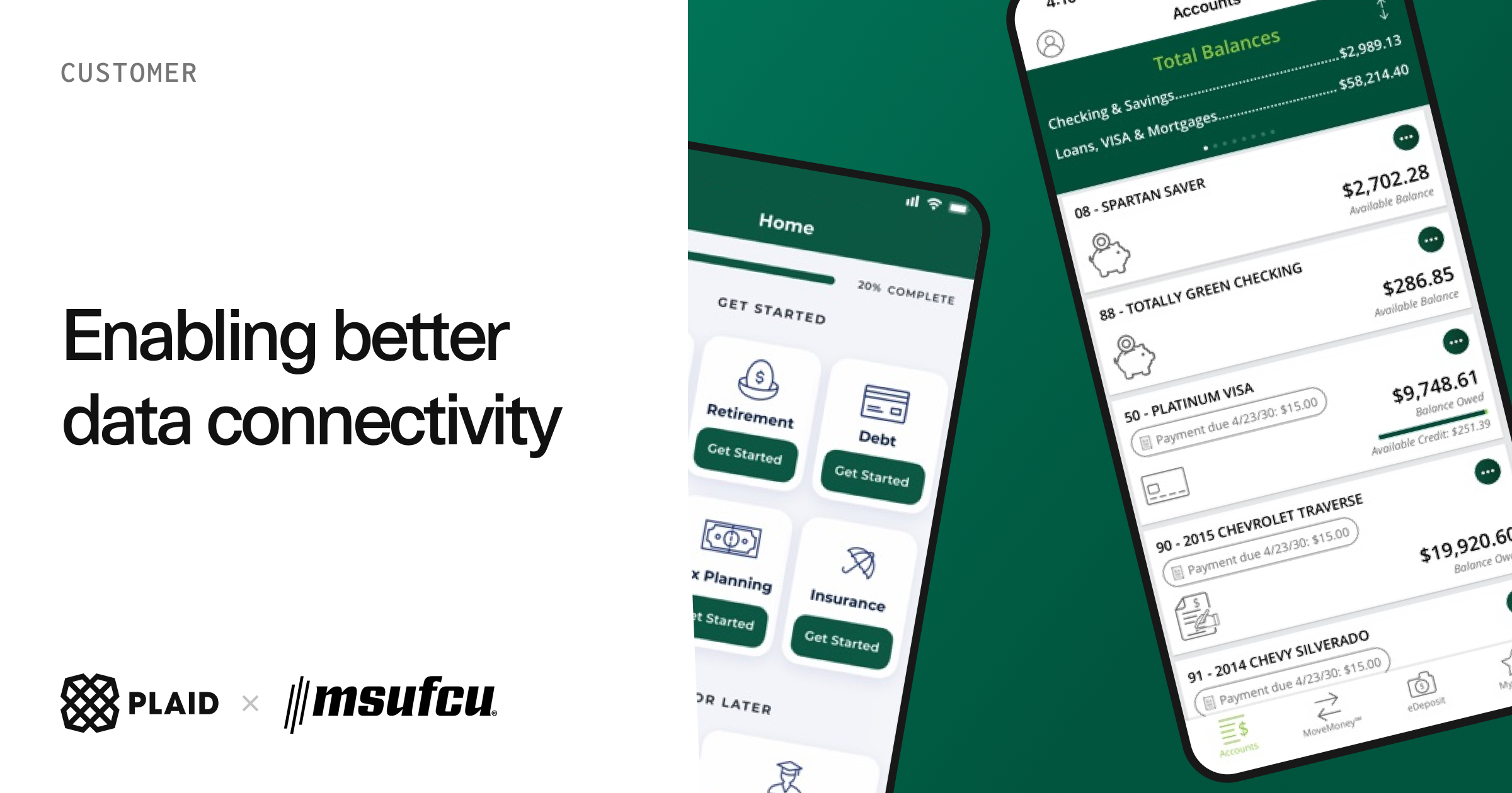 MSUFCU - Data connectivity solutions for fintech | Plaid