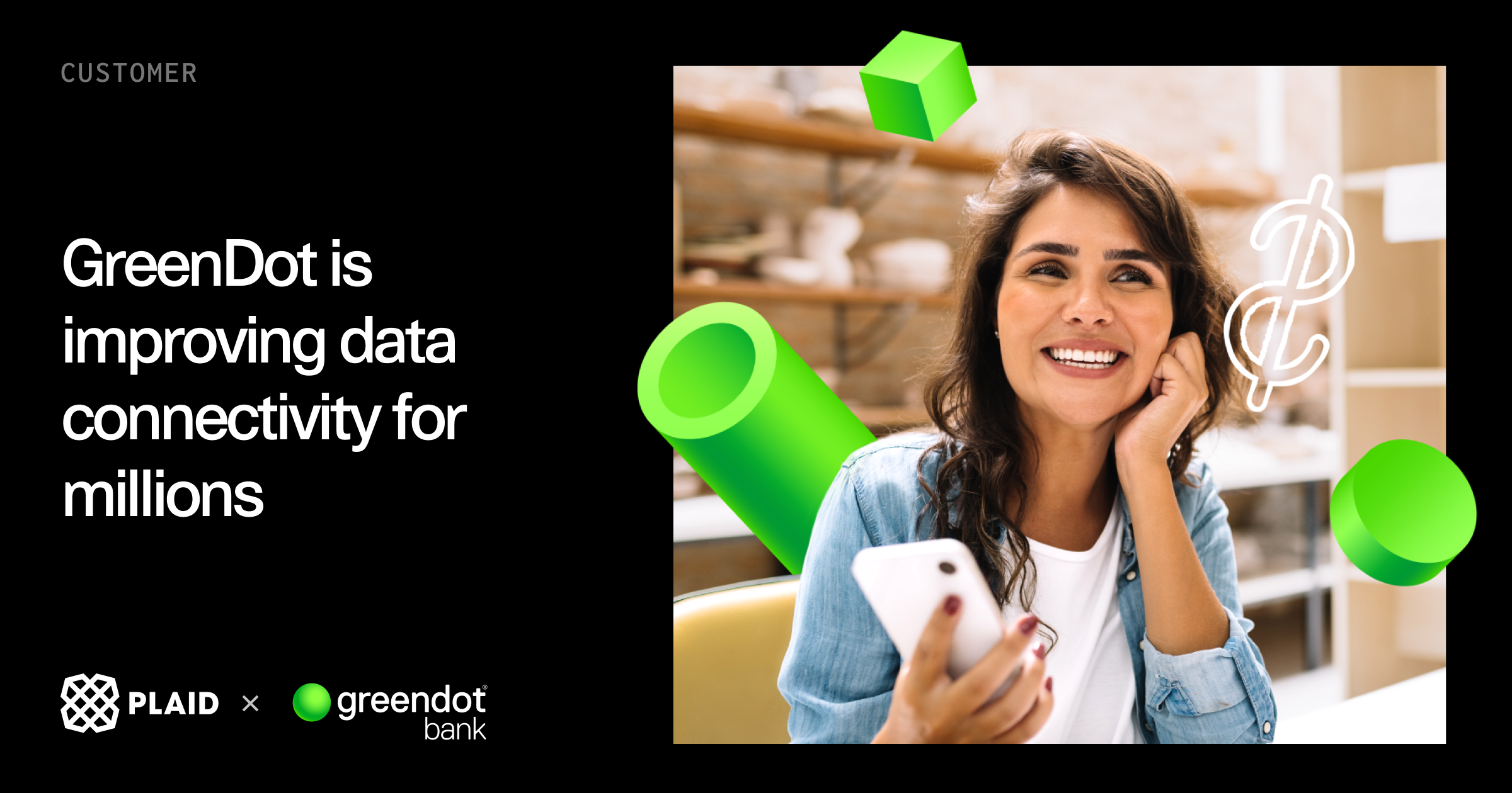 Green Dot - Linking bank accounts & banking as a service | Plaid