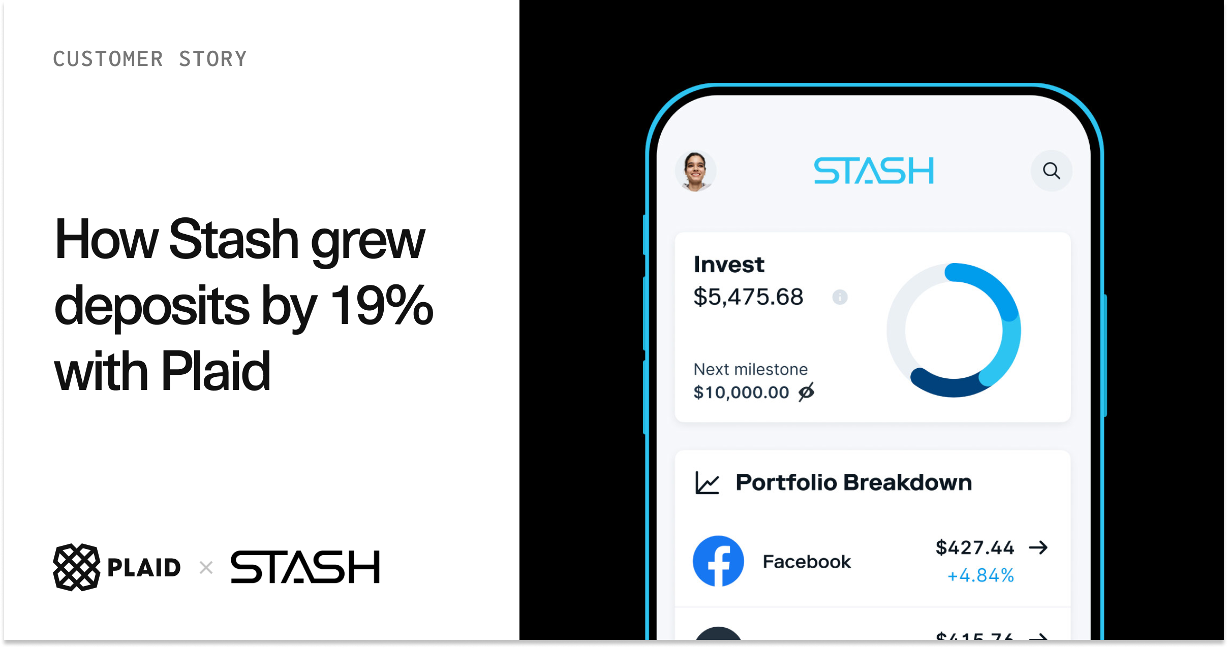 Stash - Move money quickly with easy onboarding | Plaid