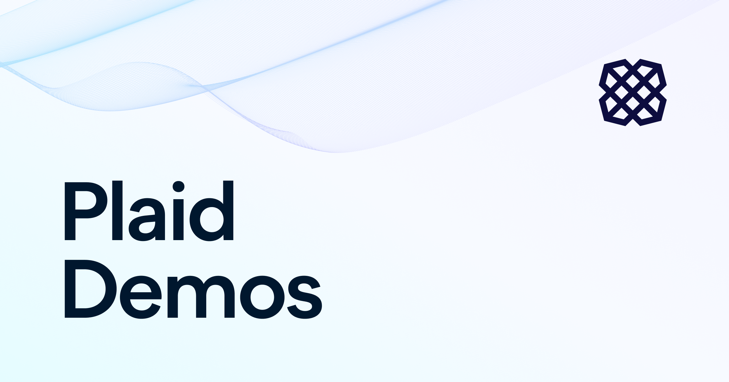 Plaid Demo - See how Plaid works | Plaid