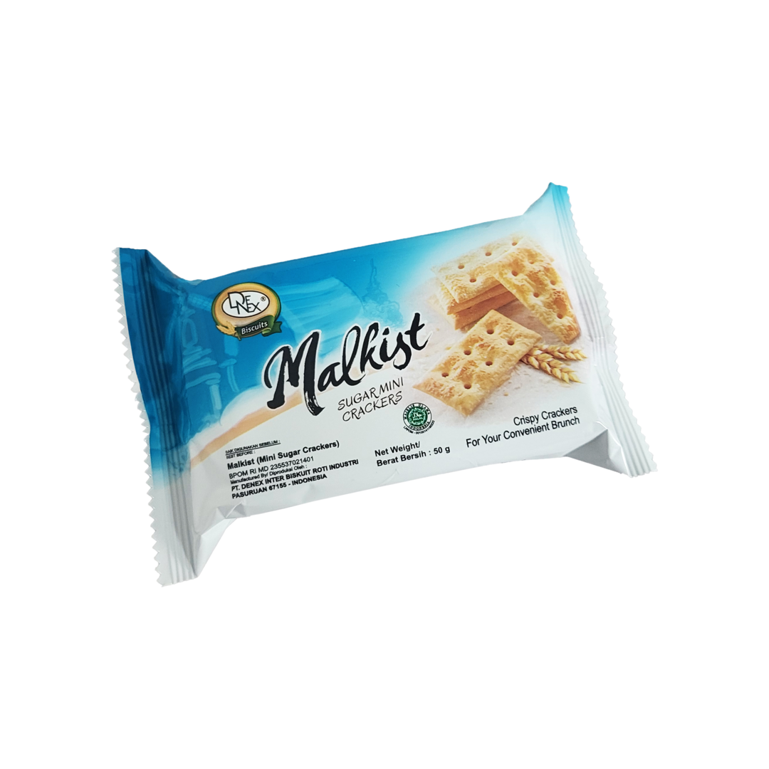 Malkist Sugar Puff 50gr - Denex Inter Biskuit Roti Industri, PT