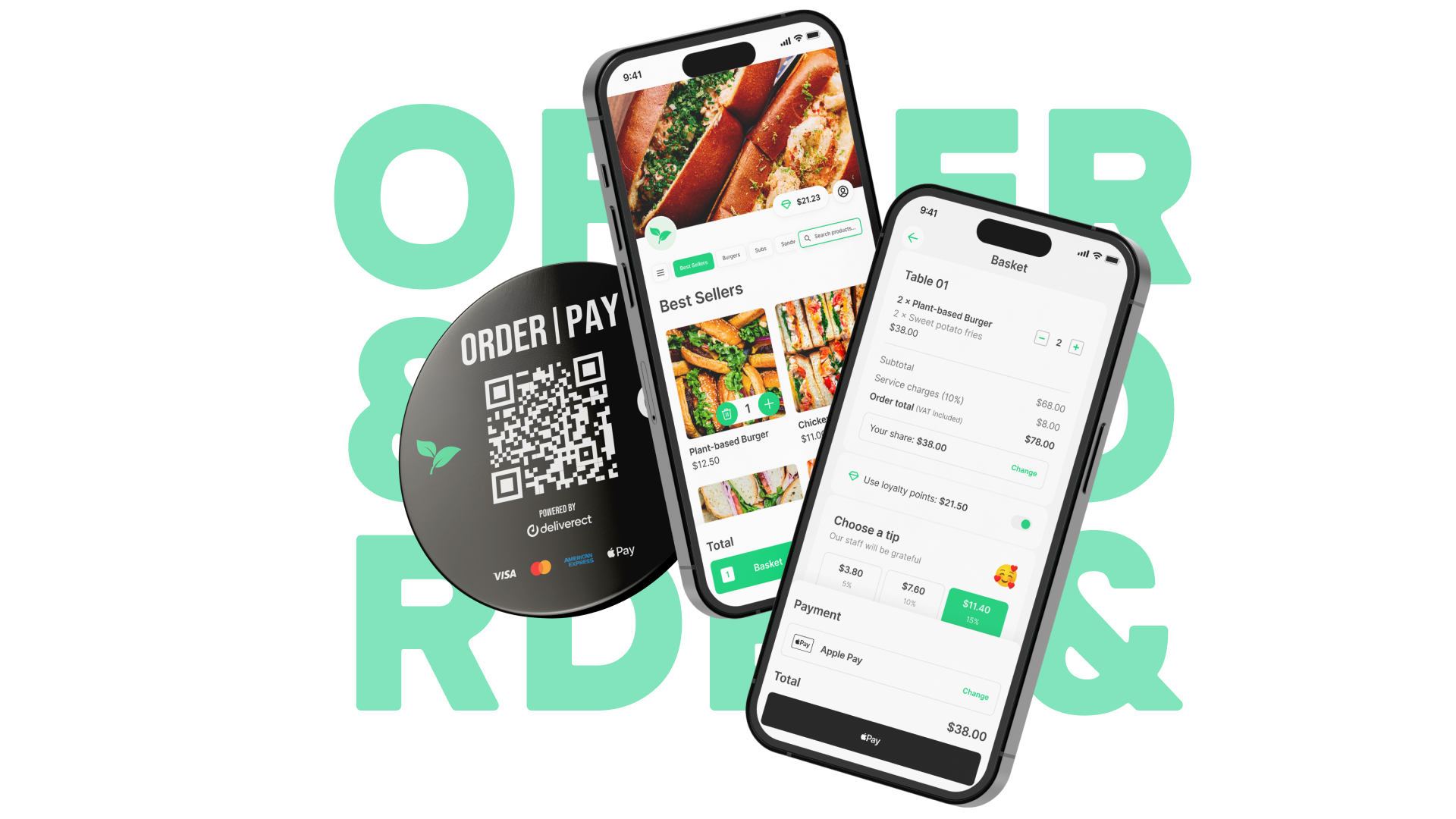 Deliverect | Order & Pay - QR code menus and ordering