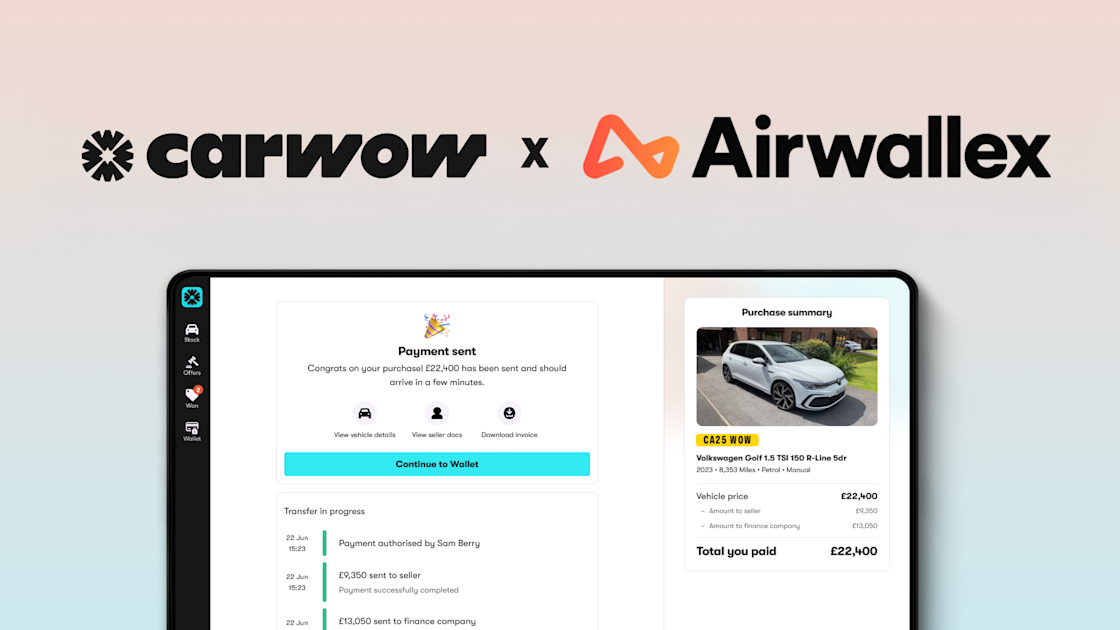 Airwallex and Carwow partner to modernise car buying and selling process