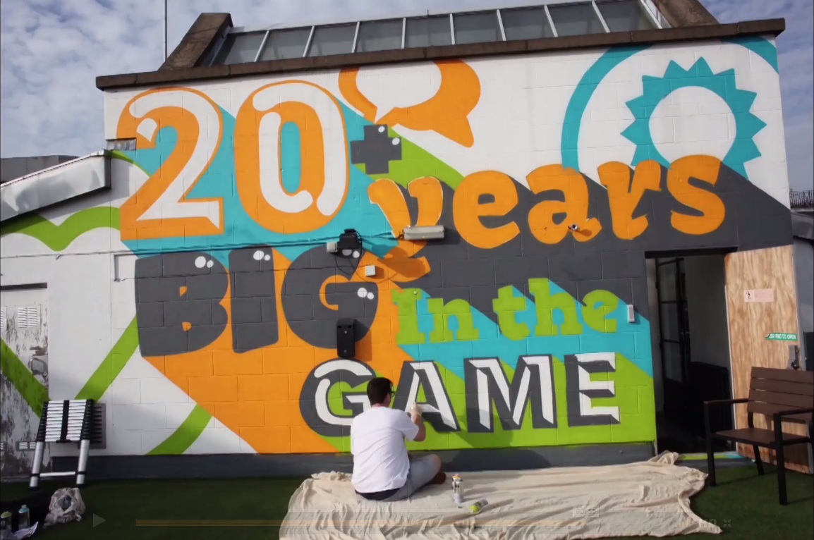 The proud reveal of our stunning new mural - Teamspirit