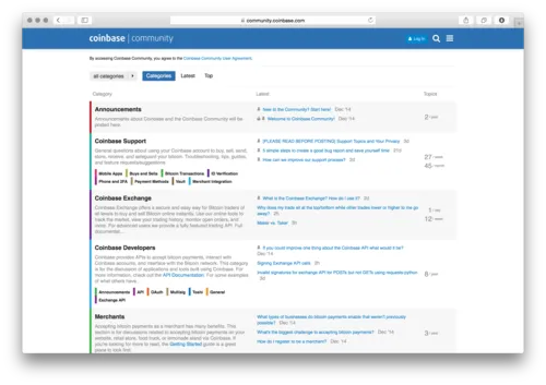 Introducing Coinbase Community