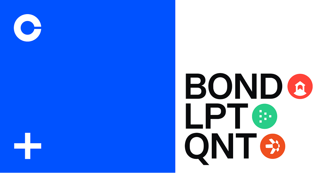 BarnBridge (BOND), Livepeer (LPT) and Quant (QNT) are now available on ...