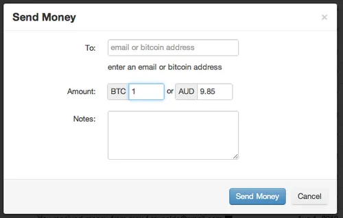 Exchange rates now shown in the send/request money dialogs