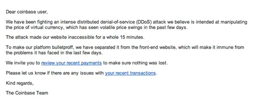 Beware of a phishing attack