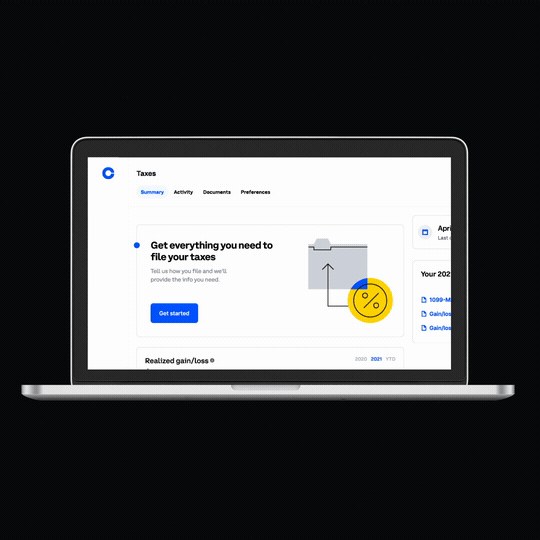 Coinbase is now your personalized guide to crypto taxes