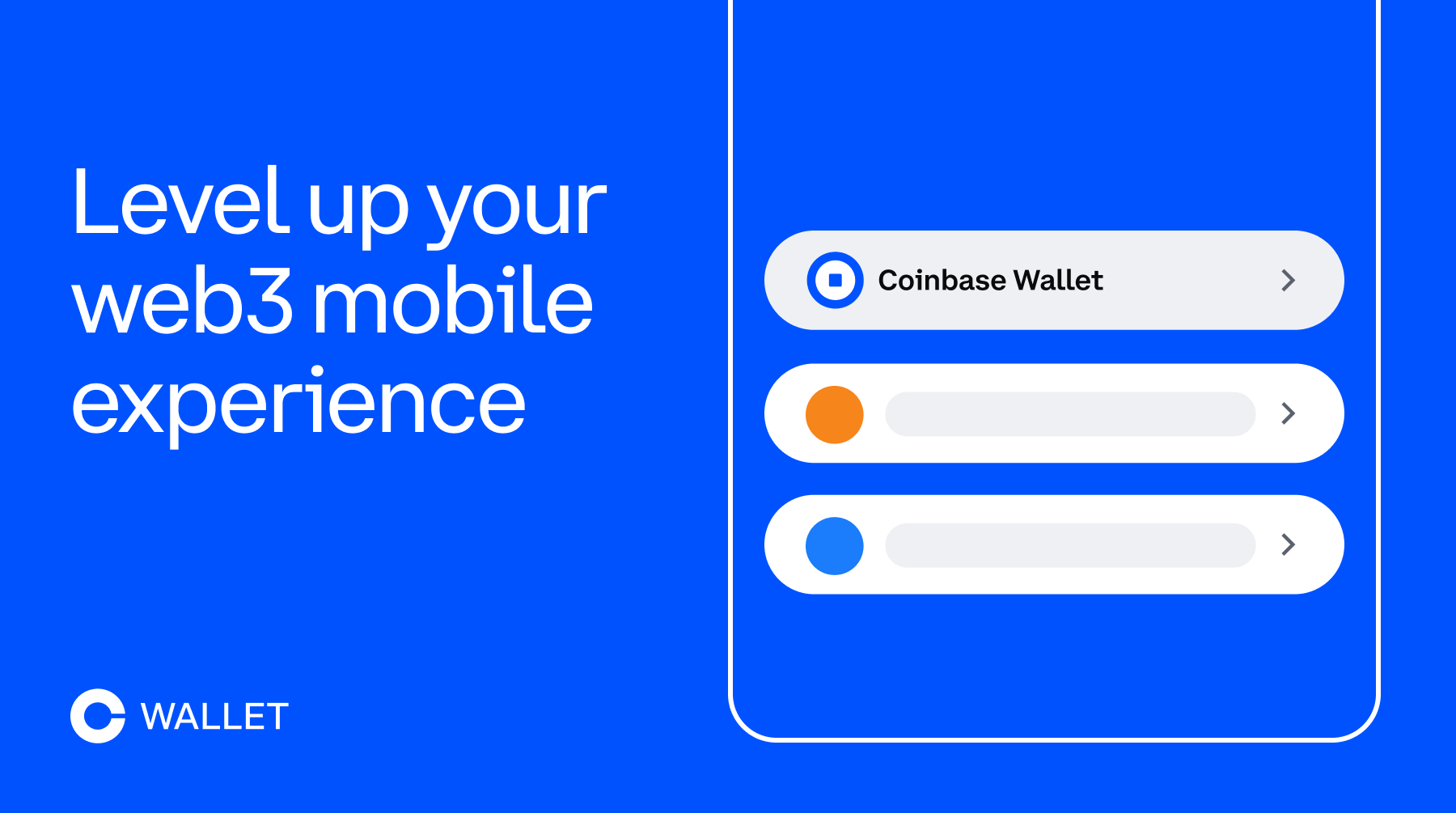 Announcing the Coinbase Wallet Mobile SDK for web3 mobile builders Announcing the Coinbase Wallet Mobile SDK for web3 mobile builders