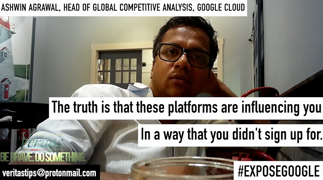 GOOGLE ELECTION INFLUENCE EXPOSED: Senior Google Executive Ashwin ...