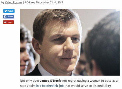 Mediaite Reporter Attempts to Defame James O’Keefe and Distort His ...