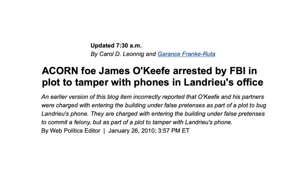 Carol D. Leonnig and Garance Franke-Ruta | Project Veritas