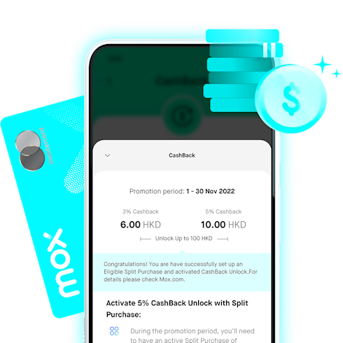 Earn real cash back with Mox Card | Smart spending | Mox
